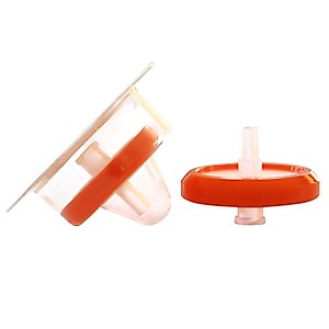Simsii Sterile Syringe Filters, CA Micron Filter, Diameter 25mm, Pore Size 0.22um, Pack of 50