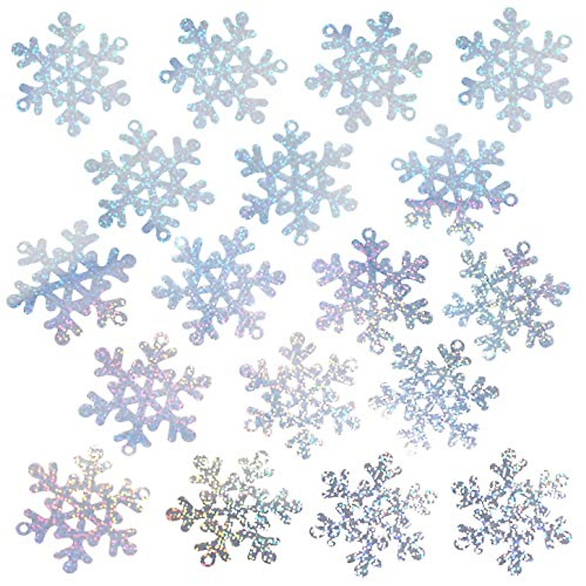 Silver Snowflakes Frozen Party Confetti - Winter Wonderland 1st Birthday Baby Shower Wedding Foil Metallic Sequins Table Confetti Christmas Party Sprinkles Confetti Decorations, 60g