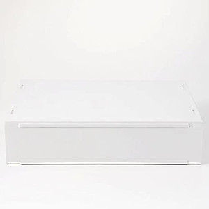 MUJI B7S7034 Storage Case, Small, White/Grey