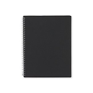 Blue Sky Smart Notes Professional Notebook, Wire-O Binding, 8.5" x 11", Black (14713)
