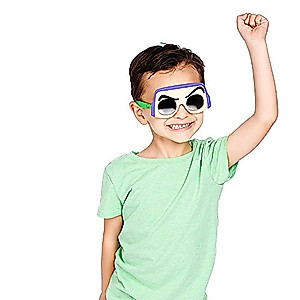 Sun-Staches Costume Sunglasses Lil' Characters Toy Story Buzz Party Favors UV400, Purple, Beige, Black (SG3203)