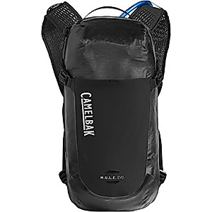 CamelBak M.U.L.E. Evo Bike Hydration Pack 100oz, Black/Silver