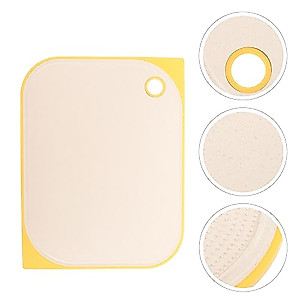 Kichvoe Plastic Cutting Board Kitchen Chopping Board Multifunction with Hanging Hook for Food Fruit Vegetable Meat Camping Supplies