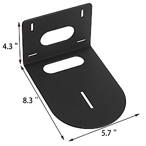 Wdwlbsm Camera Wall Mount Bracket, Universal Security Camera Mounting Holder, HCM-1, AVIPAS, HuddleCam, Small Select Surveillance Cameras or Speaker Hanger (Black)