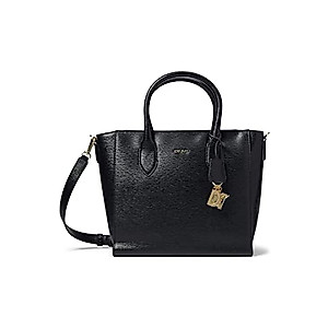 DKNY Valery Large Satchel Black/Gold One Size