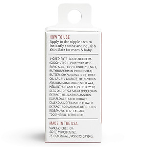 Munchkin® Milkmakers® Nipple Balm and Postnatal Recovery Protein Powder, With Pea Protein, Lactation Support, and Biotin for Postpartum Support, Vanilla, 5 Count