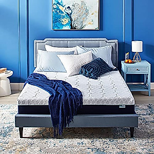 Sleep Innovations Ellis 12 Inch Advanced Cooling Gel Plus Memory Foam Mattress with Dual Cool Cover, Full Size, Bed in a Box, Medium Support