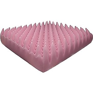Vakly Convoluted Foam Egg Crate Seat Cushion 4 Inch Thick [18''x16''x4''] for Added Padding and Comfort on a Wheelchair or Office Chair (3)