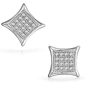 Bling-ed Out It's Lit! Hip Hop Watch & Jewerly Set w/Cuban Chain Bracelet, Kite Bling Earrings & Ring - GJM13 (9, ST10327RN SLV BLK R#)