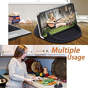 Staont Car Phone Holder, Anti-Slip Silicone Dashboard Car Pad Compatible with iPhone, Samsung, Android Smart Phones, GPS, KGs3 and More (2 Pack)