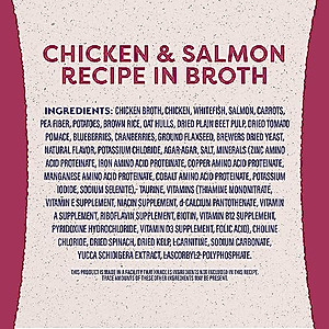 Natural Balance Original Ultra Fat Dogs Adult Low Calorie Wet Dog Food for Overweight Dogs, Chicken & Salmon Recipe in Broth, 13-oz. Can (Pack of 12)