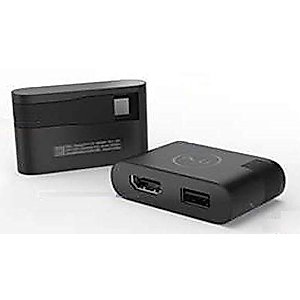Dell DA20 USB Type-C to HDMI/USB Type-A Adapter Drop in The Box Component for: XPS 15-9500 Laptop XPS 17-9700 Laptop, Precision 5550 Mobile Workstation, Precision 5750 Mobile Workstation
