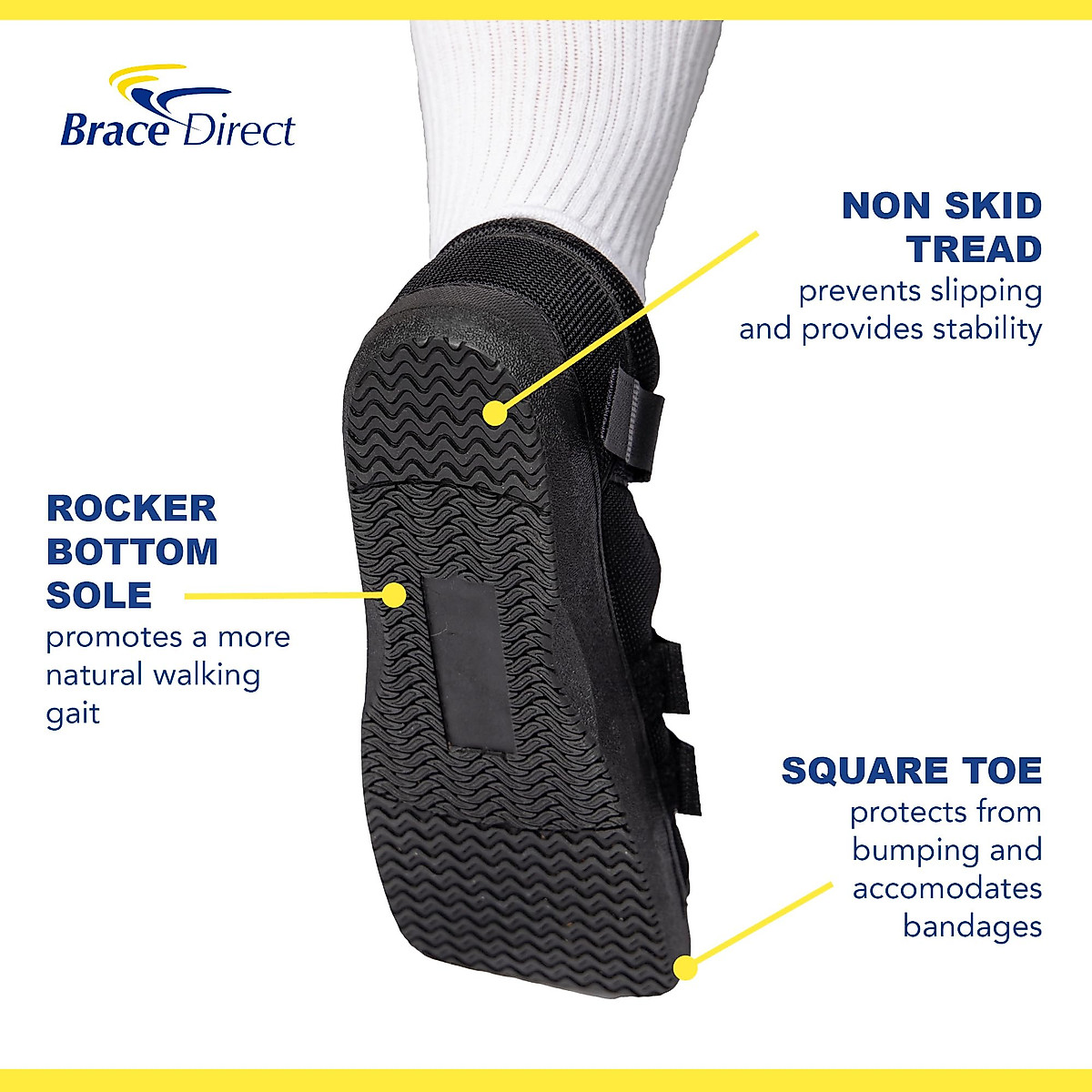 Brace Direct Post Op Shoe + Weather Cover