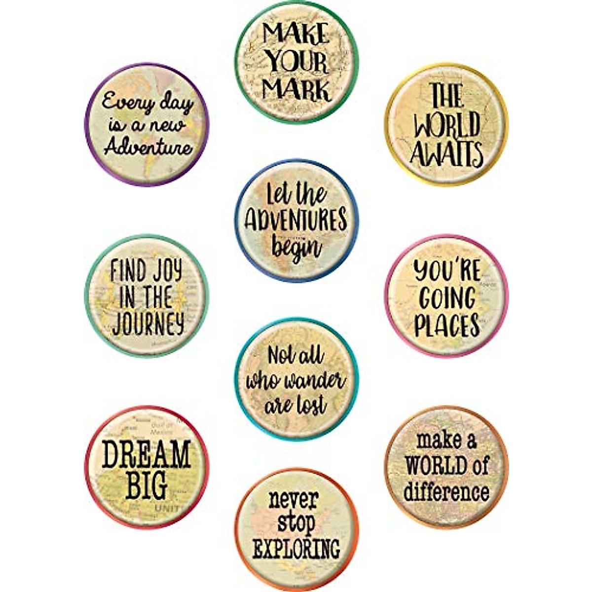 Teacher Created Resources Travel The Map Positive Sayings Accents (TCR8809)