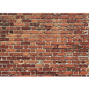 AIIKES 7x5FT Red Brick Wall Backdrop Brick Photography Backdrop Baby Birthday Party Graduation Home Decoration Background Photo Booth Studio Prop Banner 11-506