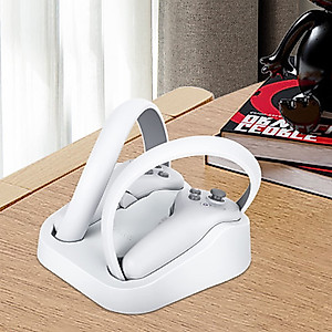 VR Controller Holder Display Stand for Pico4,VR Handle Controller Mount Station Desktop Storage Bracket,16*15.7*5cm