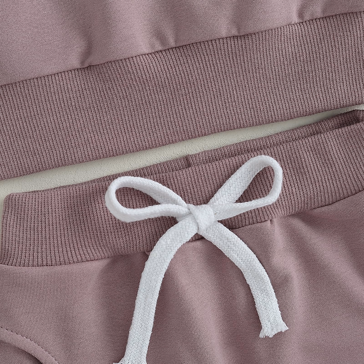 MAYUMMPY Baby Boys Girl Solid Outfit Long Sleeve Crewneck Oversized Sweatshirt Sweatpants Pants Set Fall Winter Clothes (Purple, 18-24 Months)