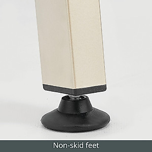 mDesign Metal Leaning Blanket and Towel Ladder - Blanket Ladder for Bedroom and Towel Ladder for Bathroom - Throw/Quilt Display Holder Rack - Nursery Wall Ladder - Blanket Ladder Decor - Satin