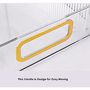 ICCGBHGO Bathroom Organizer Countertop, Bathroom Vanity Dresser Counter Shelf Storage, Clear Lotion Makeup Organizer Tray, Spice Under Sink Organizer Cabinet Rank for Bathroom Kitchen 2Tier