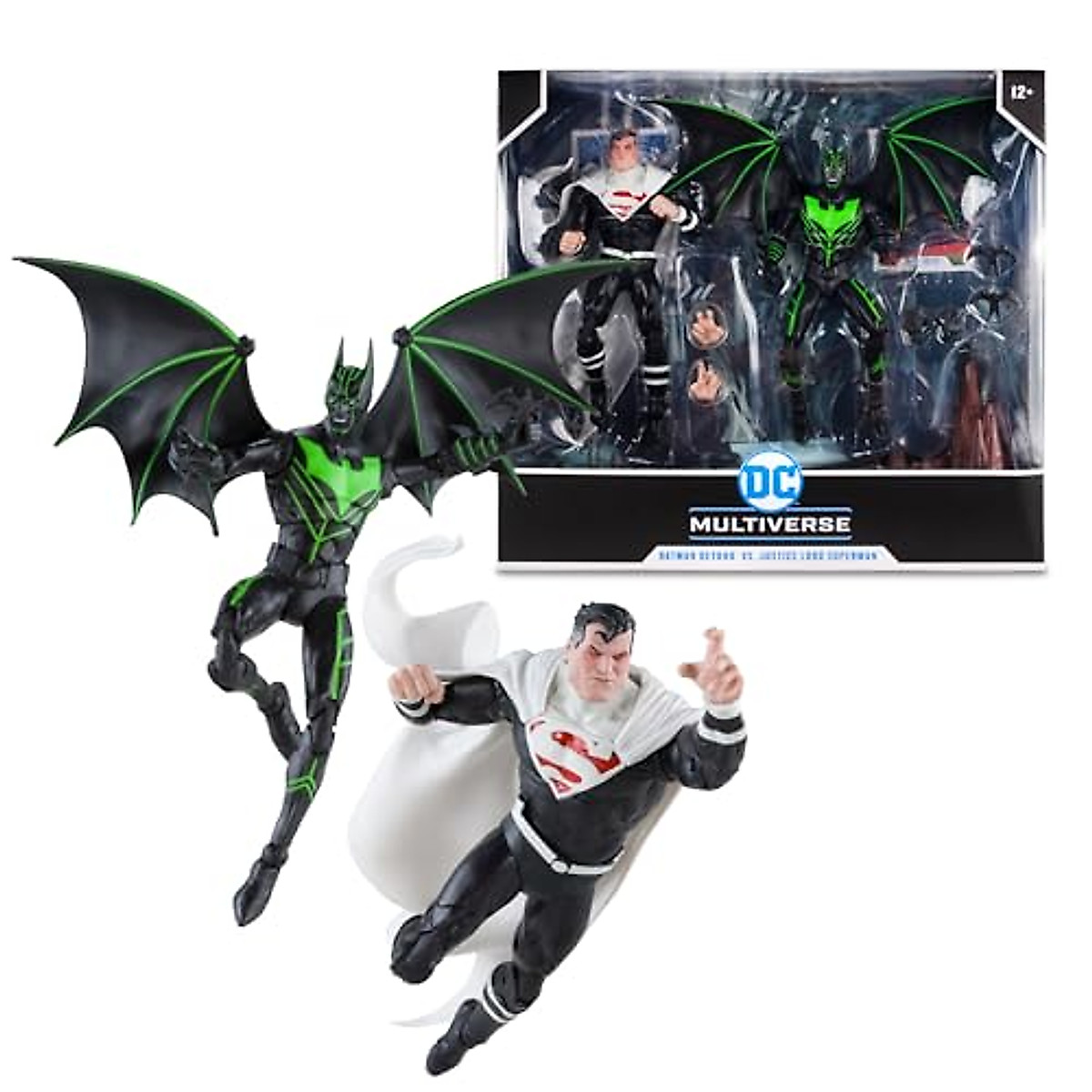 McFarlane Toys - DC Multiverse Batman Beyond vs. Justice Lord Superman 7in Action Figure 2pk