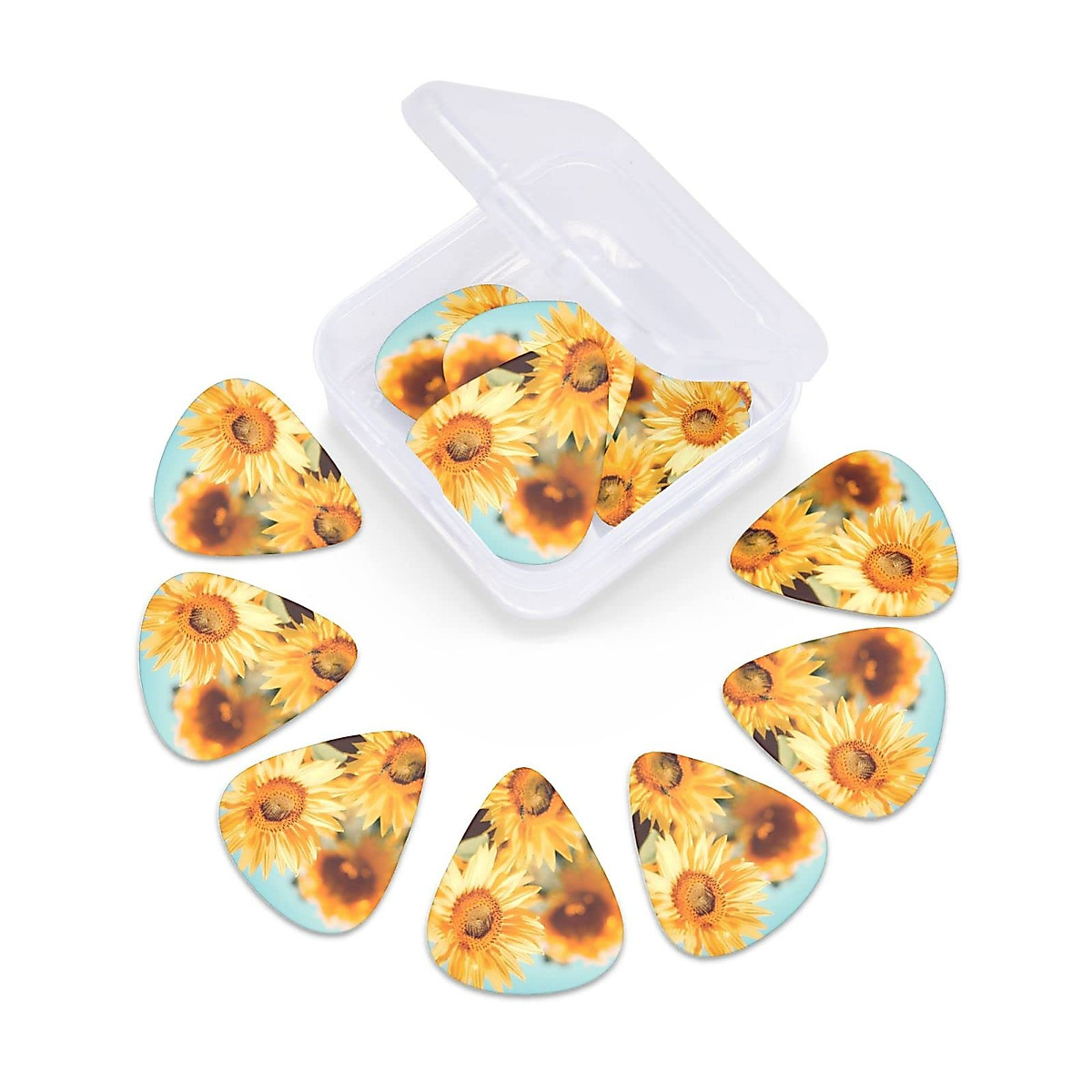 Custom 12-pack Guitar Picks, Personalized 351 Shape Guitar Pick Add Your Own Design Photo Text 0.46mm / 0.71mm / 0.96mm Thin, Medium, Heavy for Electric Guitar Bass