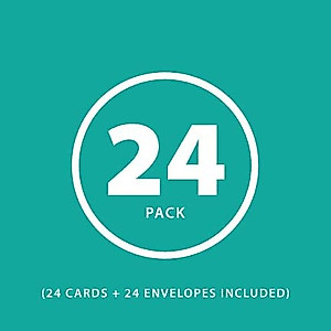 Rocket & Space Thank You Cards (24 Foldover Cards and Envelopes) Kids Thank You Cards