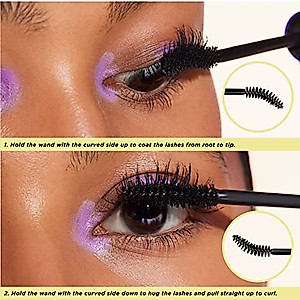 Pacifica Beauty | Activist Curling Mascara | Black | Volume and Length | Vegan Brush | Glass Tube | Clean Eye Makeup | Plant-Fibers | Microplastic + Nylon 6 Free | Vegan, Talc-Free, Cruelty-Free