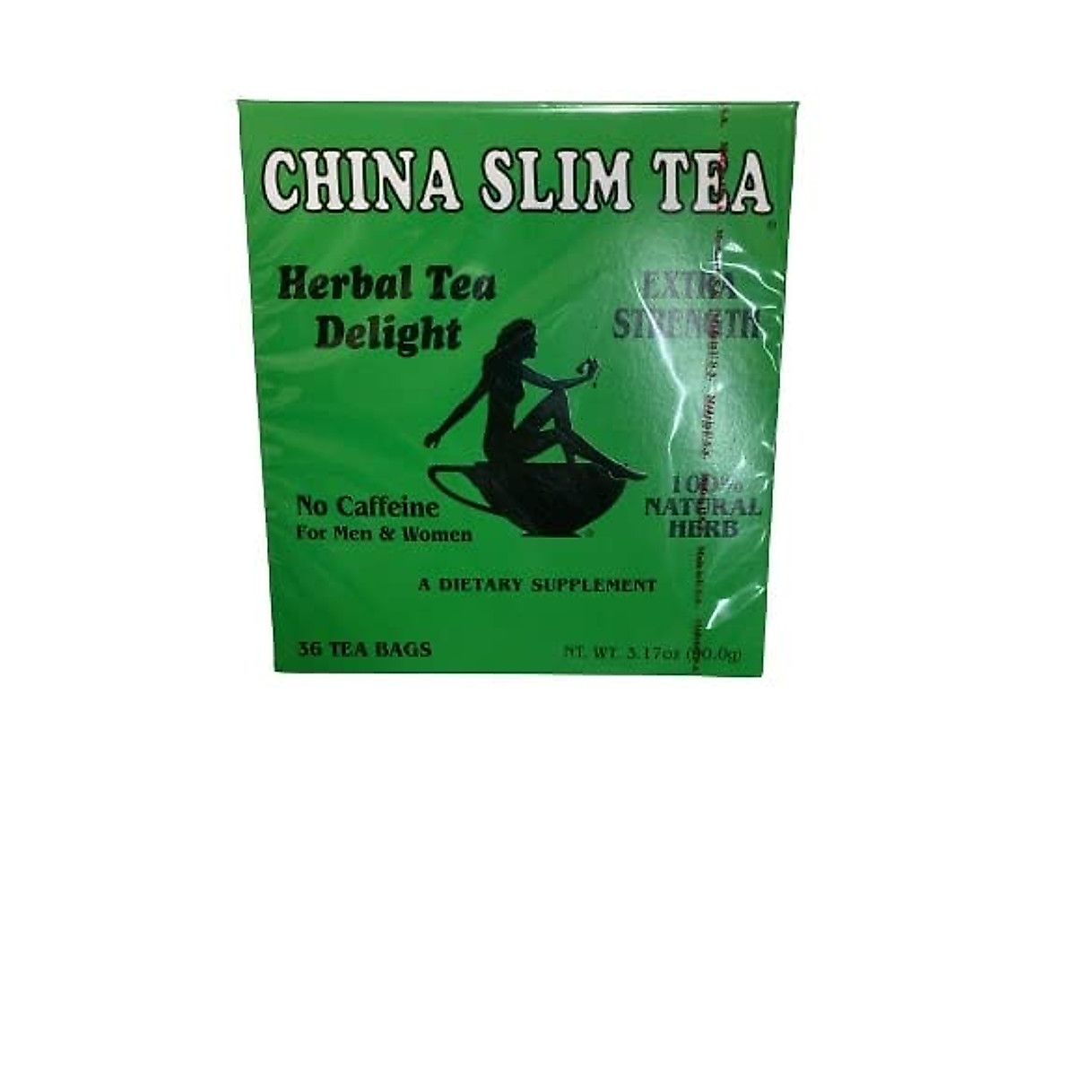 China Slim Tea Dieter's Delight 36 Tea Bags NET WT 3.17 OZ (90 g) by the teapot company
