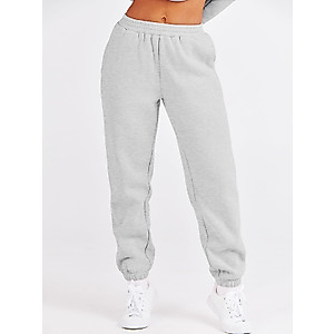 ANRABESS Women's Two Piece Outfits Lounge Set Long Sleeve Crewneck Sweatshirt Jogger Pants Tracksuit Sweatsuit 2024 Fall Sets Small