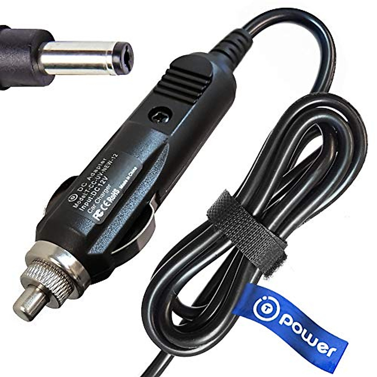 T-Power 9V 12V AC DC Car Charger for Sylvania 7" 8" 9" & 10" Portable DVD Player & Sylvania SYNET7WID Mini Netbook Power Supply