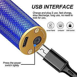 candyfouse Hair Clippers for Men,Cordless Rechargeable Hair Trimmer Metal Body Cutting Grooming Kit Beard Shaver Barbershop Professional (Rainbow)