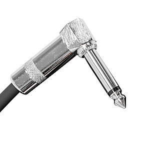 Seismic Audio SAGC10R-Purple 10-Feet TS 1/4-Inch to 1/4-Inch Right Angle TS Guitar Cables, Purple