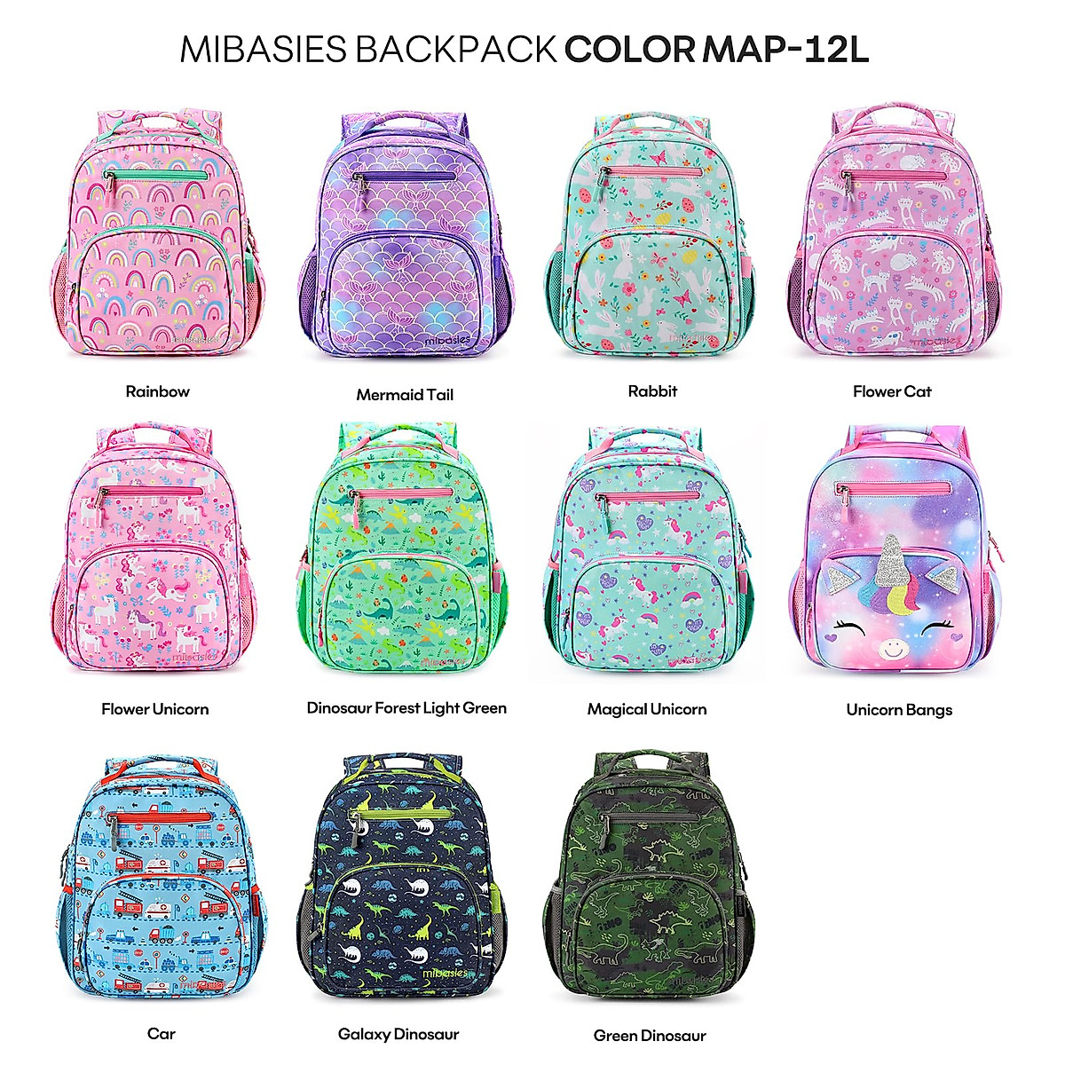 mibasies Toddler Backpack for Kids Boys Girls Daycare Preschool Mini backpack