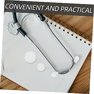 1 Set Stethoscope Diaphragm Ear Tips for Silicone Diaphragms White Ear Plugs Stethoscope Ear Tips Replacement Diaphragm for Stethoscope Earphone Suite Child