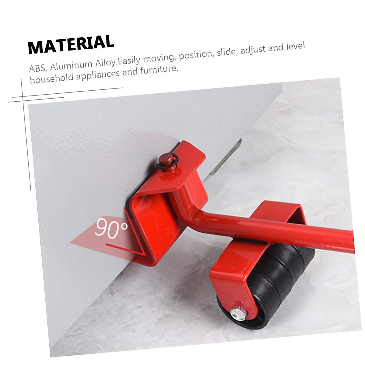 CLISPEED 1 Set Moving Tools Furniture Sliders Moving Pry Bar Furniture Lifters for Heavy Furniture Chair Sliders Moving Home Artifact Mutitool Moving Device Aluminum Alloy Pulley Lifting