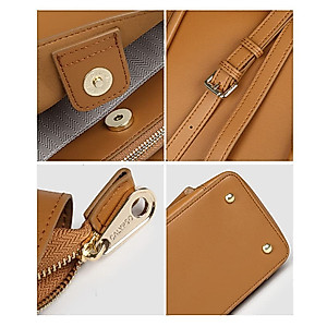 Ladies Large Leather Tote Concealed Carry Studded Shoulder Bag Crossbody Wallet