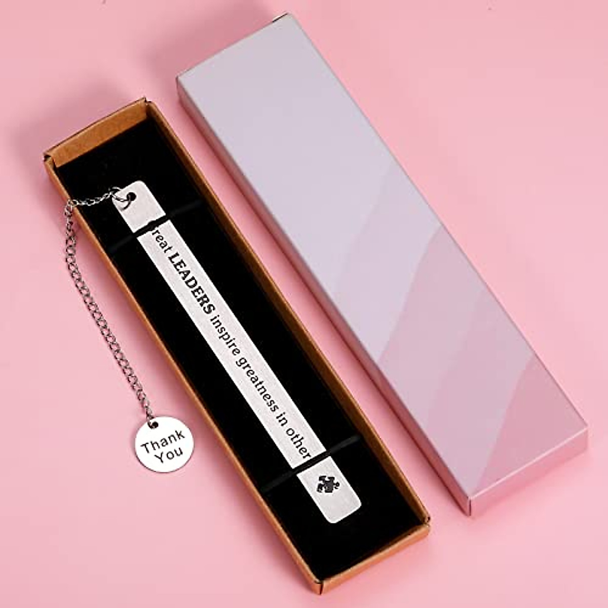 Boss Gifts for Christmas Stocking Stuffers Bookmark Leader Boss Lady Employee Appreciation Thank You Gifts for Mentor Manager Supervisor Farewell Gift for Coworker Retirement Promotion Birthday