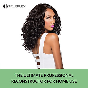 Trueplex KERATHERAPY Bamboo Miracle Reconstructor Bond Repair Treatment, 6 oz., 178 ml - Vegan Thermal Protection & Hair Strengthener for Damaged Hair with Argan Oil, Cysteine, & Bamboo Extract