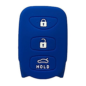 Rpkey Silicone Keyless Entry Remote Control Key Fob Cover Case protector Replacement Fit For Hyundai Accent Elantra Sonata Kia Optima Rondo Spectra 95430-2G202 95430-3X500 95430-3K200