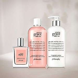 philosophy amazing grace ballet rose shampoo, bath & shower gel, 16 oz