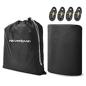 NEVERLAND Jet Ski Cover, Jetski Covers Suitable for 2 3 Seater Heavy Duty Waterproof 210D with 2 Air Vent Marine Grade UV Resistant Compatible with Yamaha Sea-Doo Kawasaki Lengths 115'' to 120"