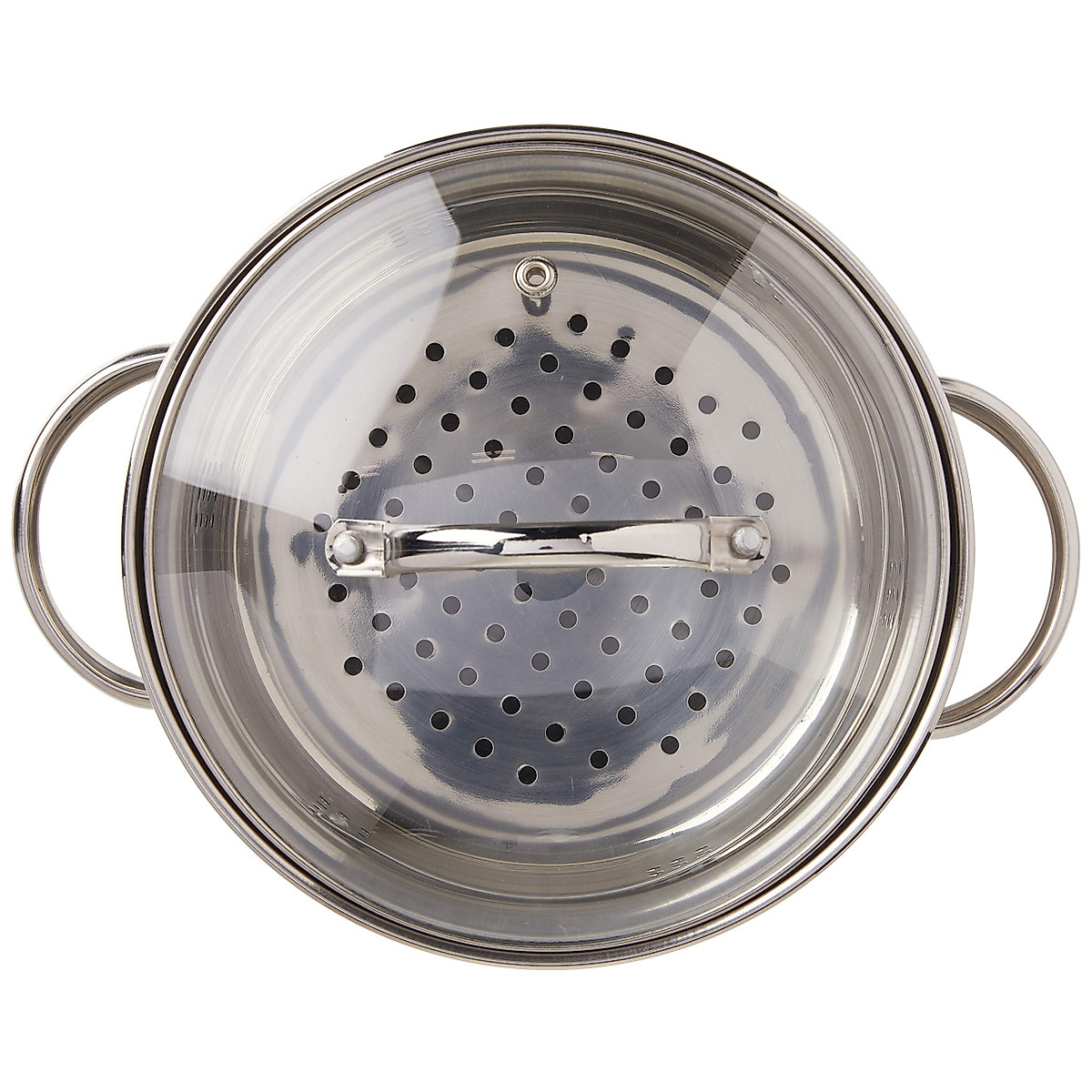 Norpro 4-Quart Steamer Cooker, 3 Piece Set, Stainless Steel
