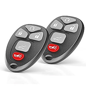 Remote Key Fob Replacement Fits for Chevy Traverse 2007-2016 Tahoe Suburban GMC Acadia Yukon XL Buick Enclave Cadillac Escalade Saturn Outlook FCCID: OUC60270 OUC60221 15913415