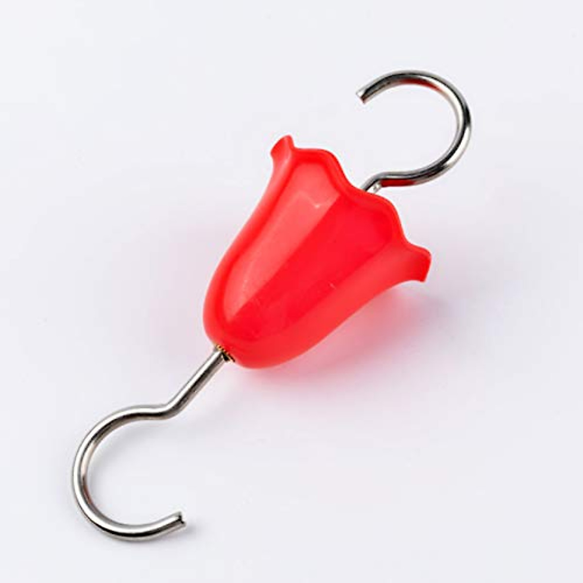 WOSIBO 8 Pack Ant Moat Guard for Hummingbird Feeders, Metal Hummingbird Feeders Accessory Hooks 4 Pack with 4 Clean Brushes Red