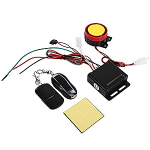 Motorcycle Alarm System Anti Theft, 12V Motorcycle Alarm with Remote Car Alarm System Remote Control Remote Engine Start Arming