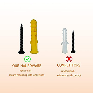 Tool Storage Rack Wall Mount , Garage Wall Mount, Heavy Duty Steel Hooks, Holds Garden Tools Rack ,Heavy Duty Storage Hooks (16.7")