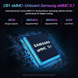 BIGTREETECH CB1 eMMC Core Control Board for 3D Printers to Run Klipper, 32GB ROM, 1GB DDR3 RAM, 100M Ethernet, 100M WiFi, As CM4 Compatible with Rasp-Berry Pi4, BTT Pi4B, Manta E3EZ M8P M4P M5P