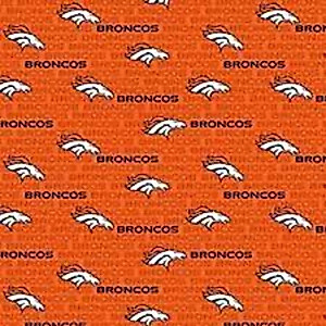 Broncos Mini Cotton Fabric 1 Yard