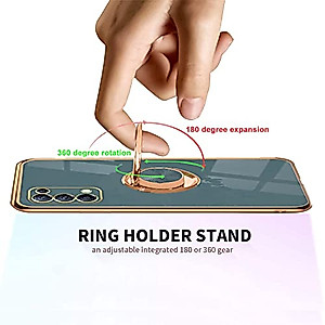 Shockproof Phone Case for Oppo Reno 6 Pro Plus 5g Pink, Oppo Reno 6 Pro Plus Case Holder, Phone Oppo Reno 6 Pro Cases (Snapdragon) Silicone TPU (Oppo Reno 6 Pro Plus 5g, Blue)