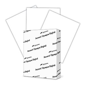 Accent Opaque White Printer Paper, 8.5” x 11” 32lb Bond/80lb Text Copy Paper – Premium Computer Paper with Smooth Finish, 97 Bright, 118gsm – Multipurpose White Paper – 188100R – 400 Sheets (1 Ream)